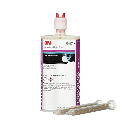 3M Super Fast Plastic Repair, 04247, Tranlucent Color, Ready-To-Use ...