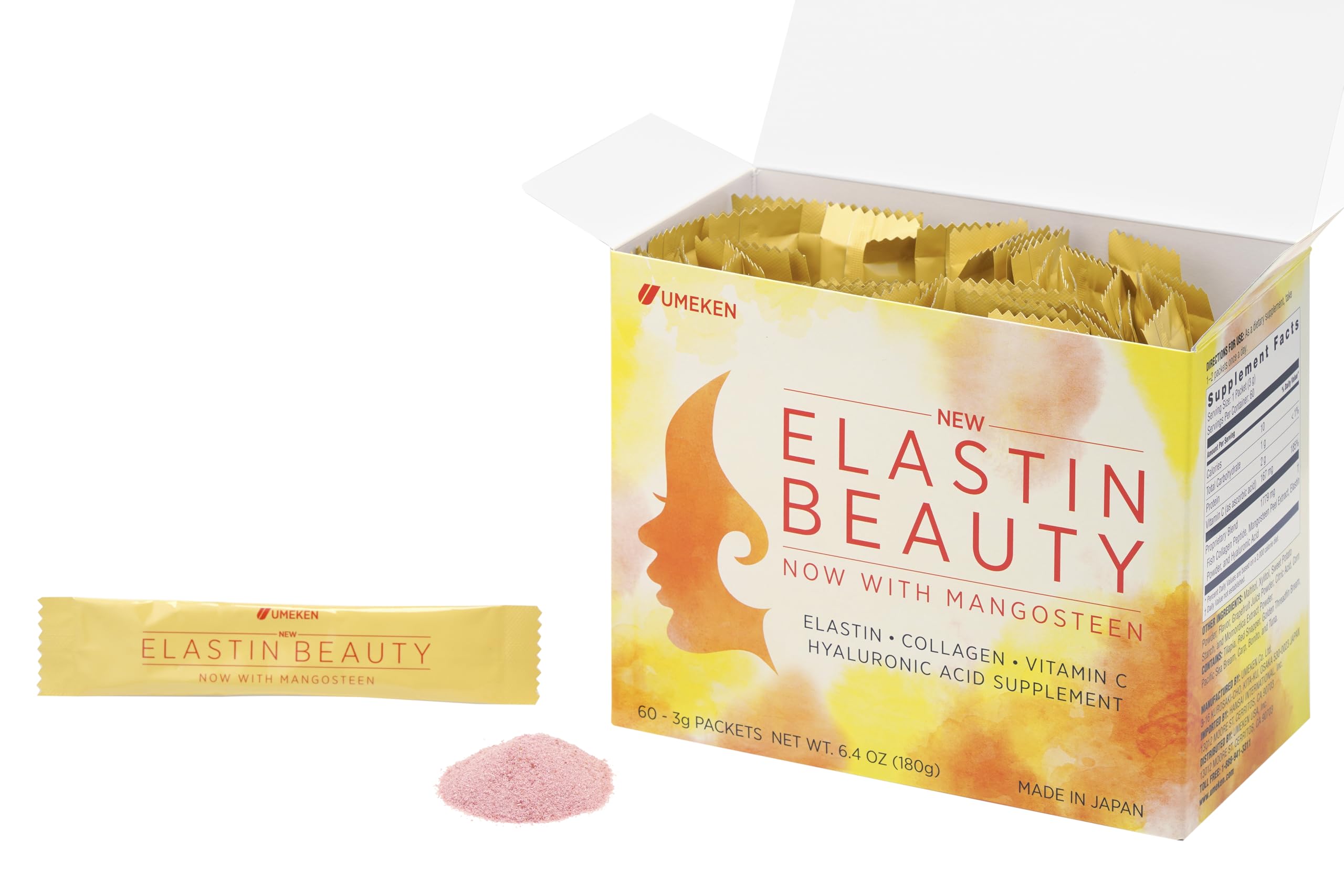 Mua Umeken Elastin Beauty Powder Supplement with Collagen Peptides ...