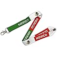Amazon.com: PinMaze Mexico Flag Lanyard - Calcomania Escudo Mexicano ...