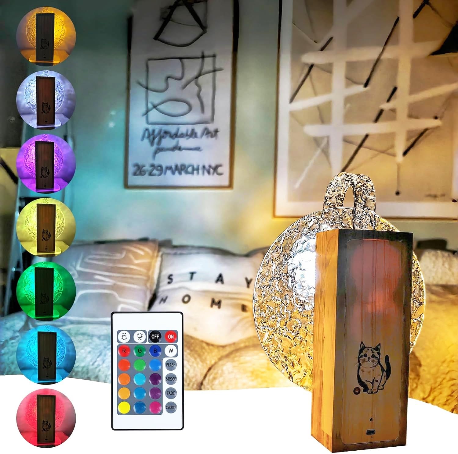 Decknest Mood Ocean Wave Projector Light: Sunset Ambient lamp ...