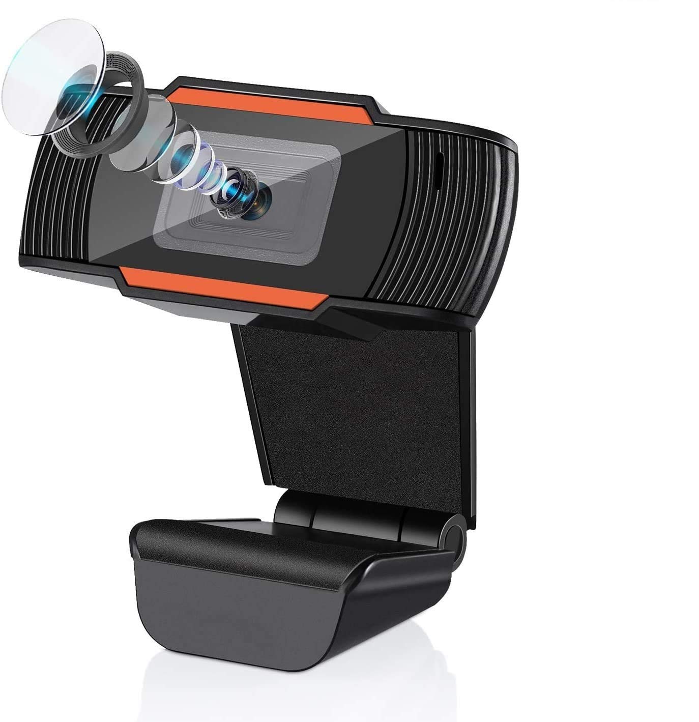 Camera, HD Web Cam with Microphone, 1080P AutoFocus Webcam, Web Cameras ...