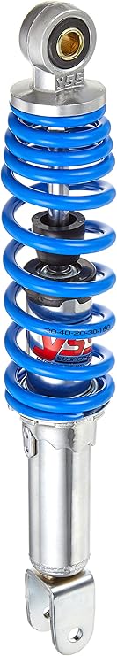 Amazon | YSS(ワイエスエス) リアサスペンション クローム/ブルー 310mm 5段階式スプリングプリロード ライブDio YSS-Dio-310 YSS-Dio-310 | リア ...