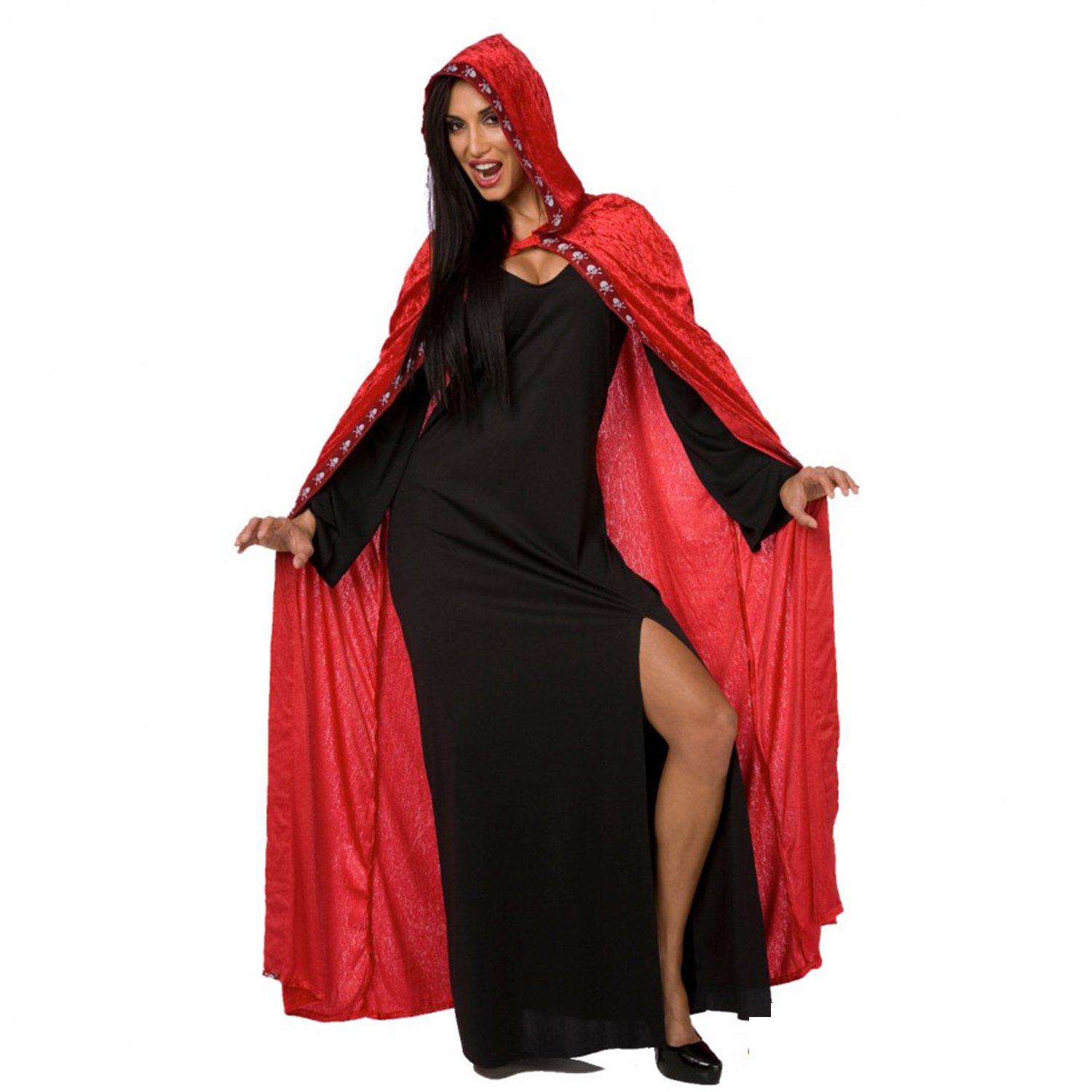 Buy Womens Vampire Cape Dracula Bloodsucker Fancy Dress Costume - 1 ...
