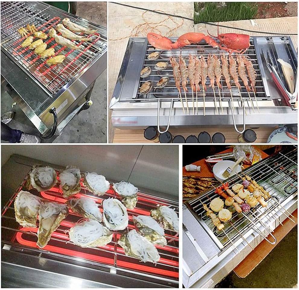 Review Electric Griddle, commercial smokeless electric barbecue machine ...