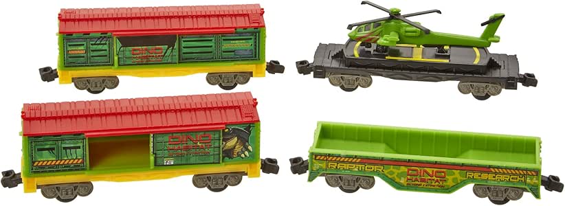 Amazon.com: POWER CITY TRAINS Dinosaurs Toy Train Pack: Toys & Games