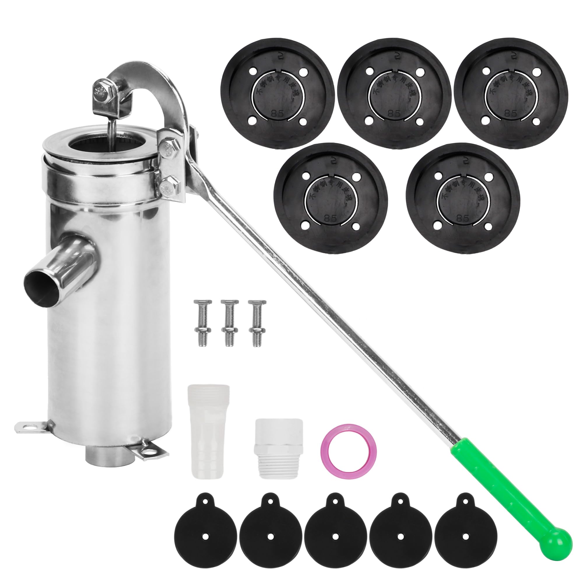 ikare Manual Well Pump, Stainless Steel Deep Hand Well Pump Hand Shake ...