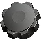Innovative Components AN8C-F7S21 2.48" Fluted knob thru hole 1/2 - 13 steel zinc insert soft ...