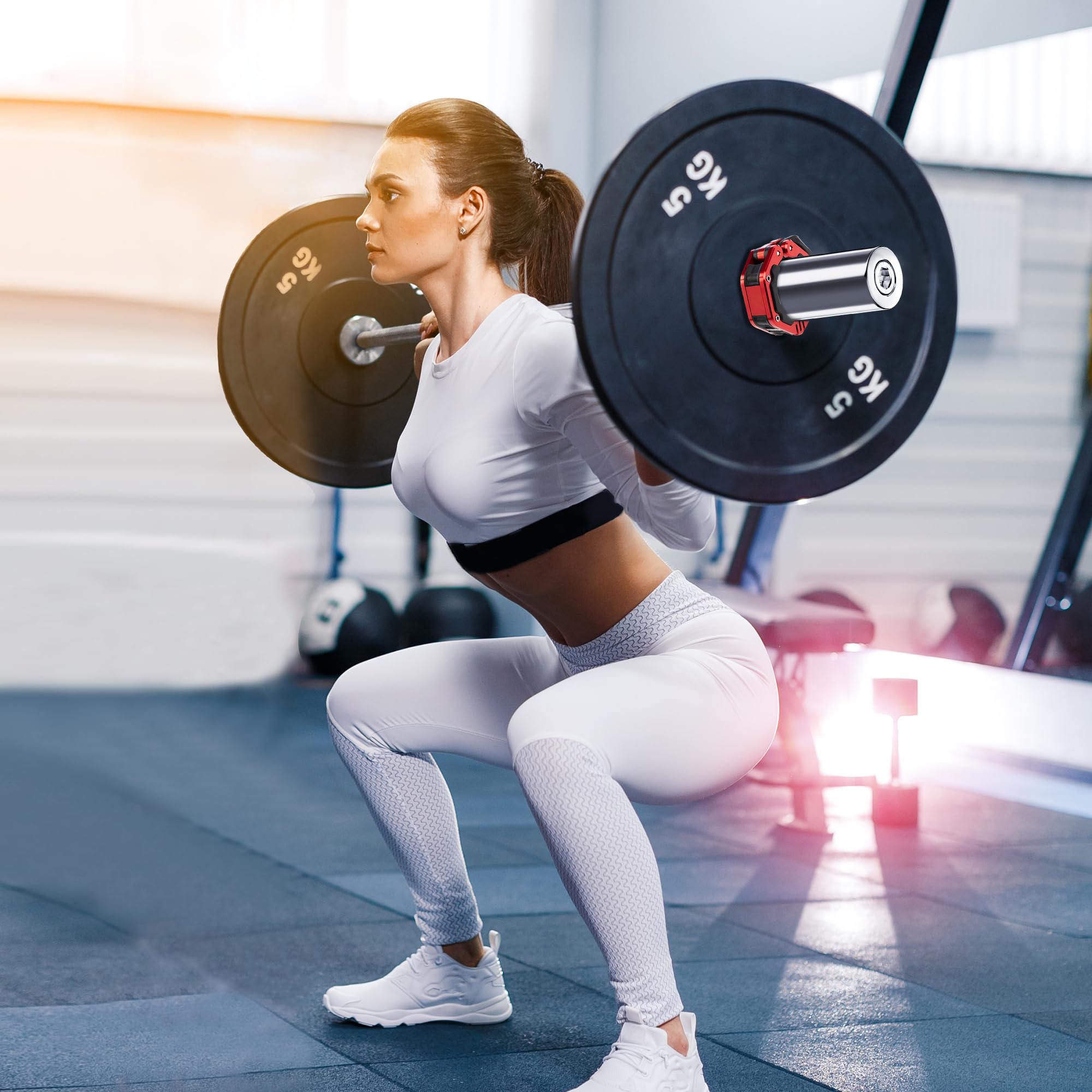 Mua Olympic Barbell Bar EZ Curl Bar Weightlifting Barbell Olympic ...