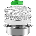 Amazon.com : Stainless Steel Garden Sieve & Soil Sifter Tool - 9.5 Inch ...
