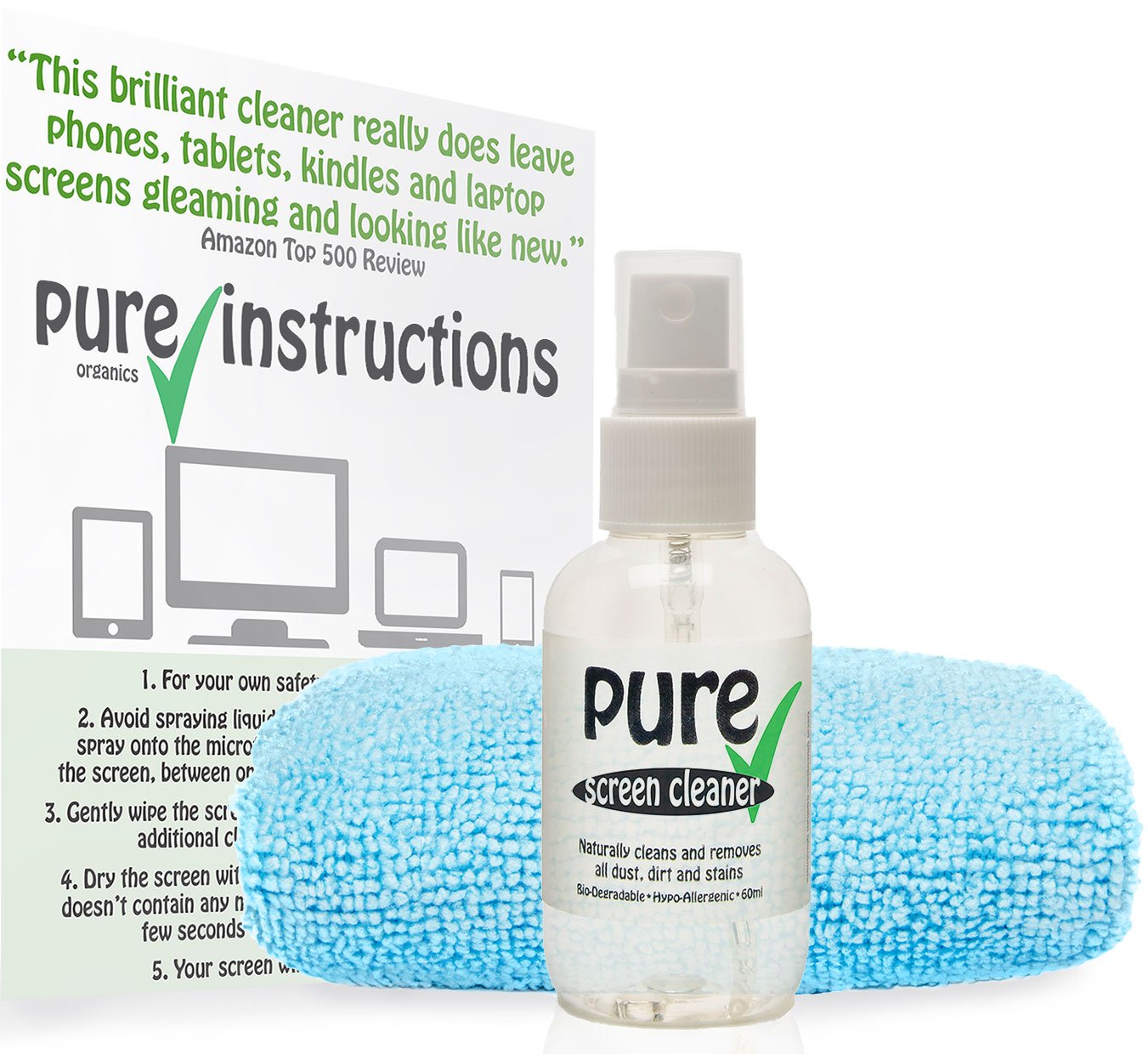 Buy SCREEN CLEANER KIT By Ecopure - (60ml) contains only premium Eco ...