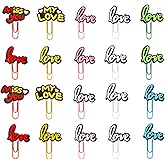 Amazon.com: Cute Bookmarks Cartoon Bulk Paperclips - 20 Pcs Flower ...