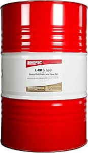Amazon.com: Sinopec Heavy Duty EP Gear Oil, ISO VG 680 AGMA 8 - 55 Gallon Drum : Automotive