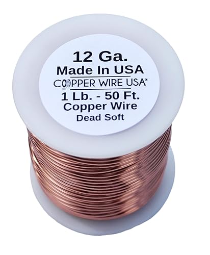 12 Ga Copper Wire Dead Soft 1 Lb Spool (12Ga /50 Ft.) in Kenya | Whizz Wire