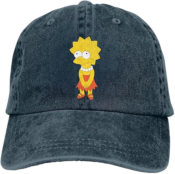 Lisa-Simpson Baseball Cap Teenager Adult Hip Hop Cap: Amazon.co.uk ...