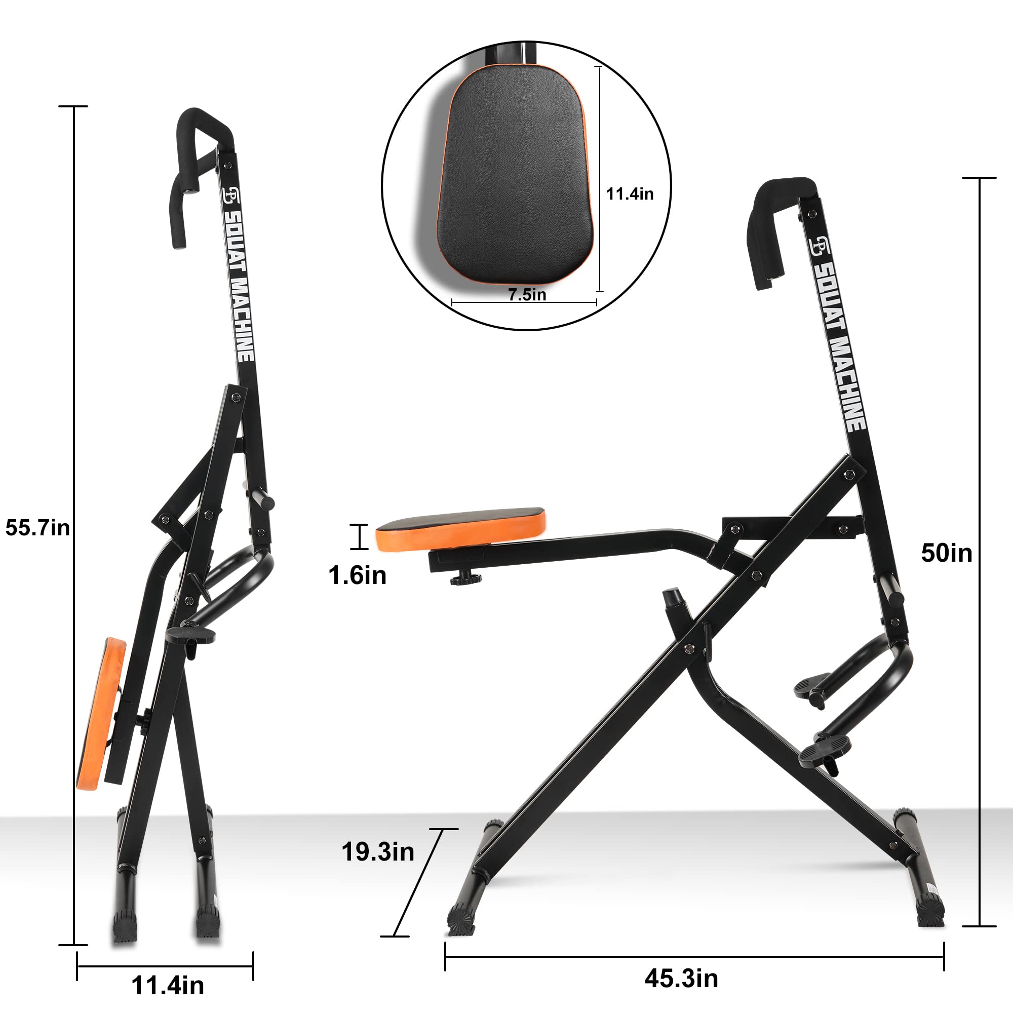 Ps Squat Exercise Rowing Machine, Row N Ride Core Cardio Training ...