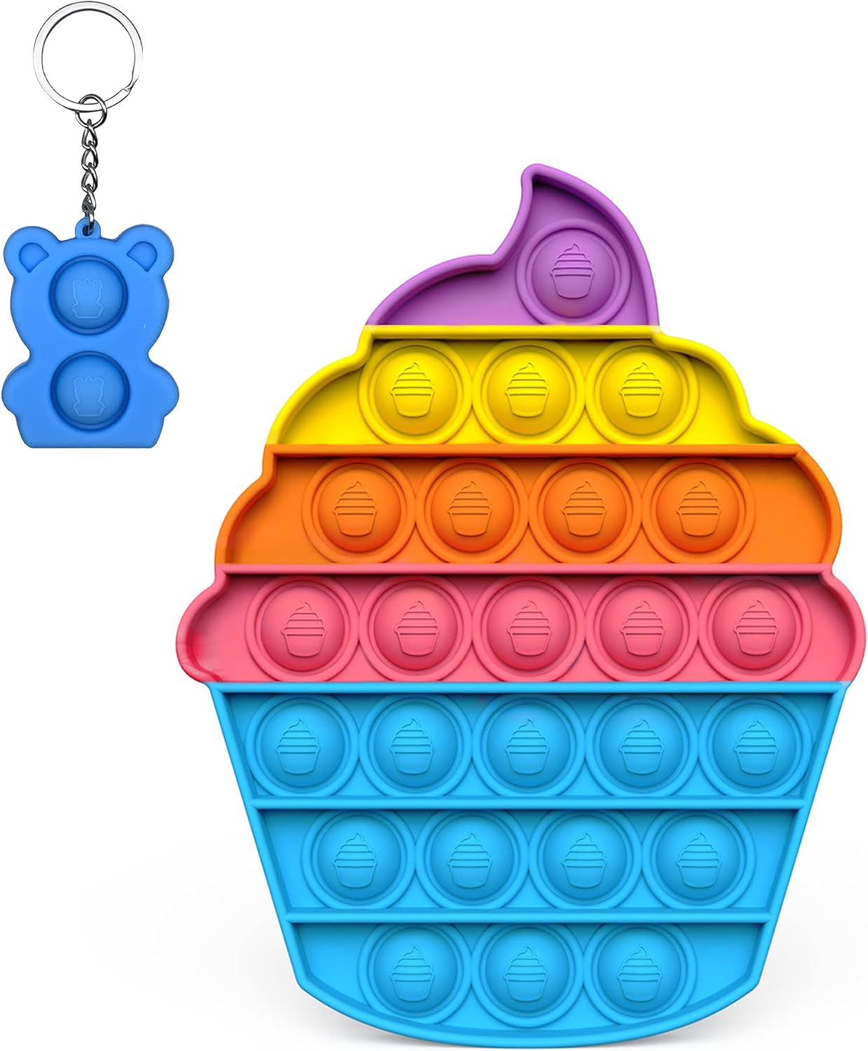 Yetech Push Pop Toy Bubble Sensory Fidget Toy for Autism, ADHD, Stress ...
