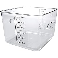 Cambro 6SFSCW135 Camsquare - Recipiente para alimentos, 6 cuartos de ...
