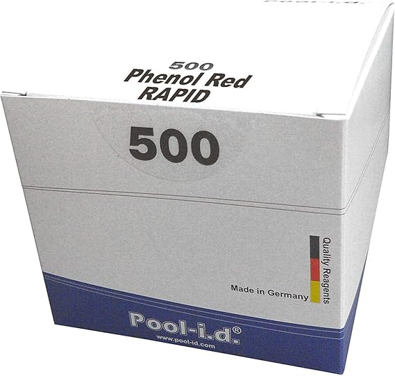 500 Rapid Testtabletten pH Fenol Red, fenol Rojo: Amazon.es: Jardín