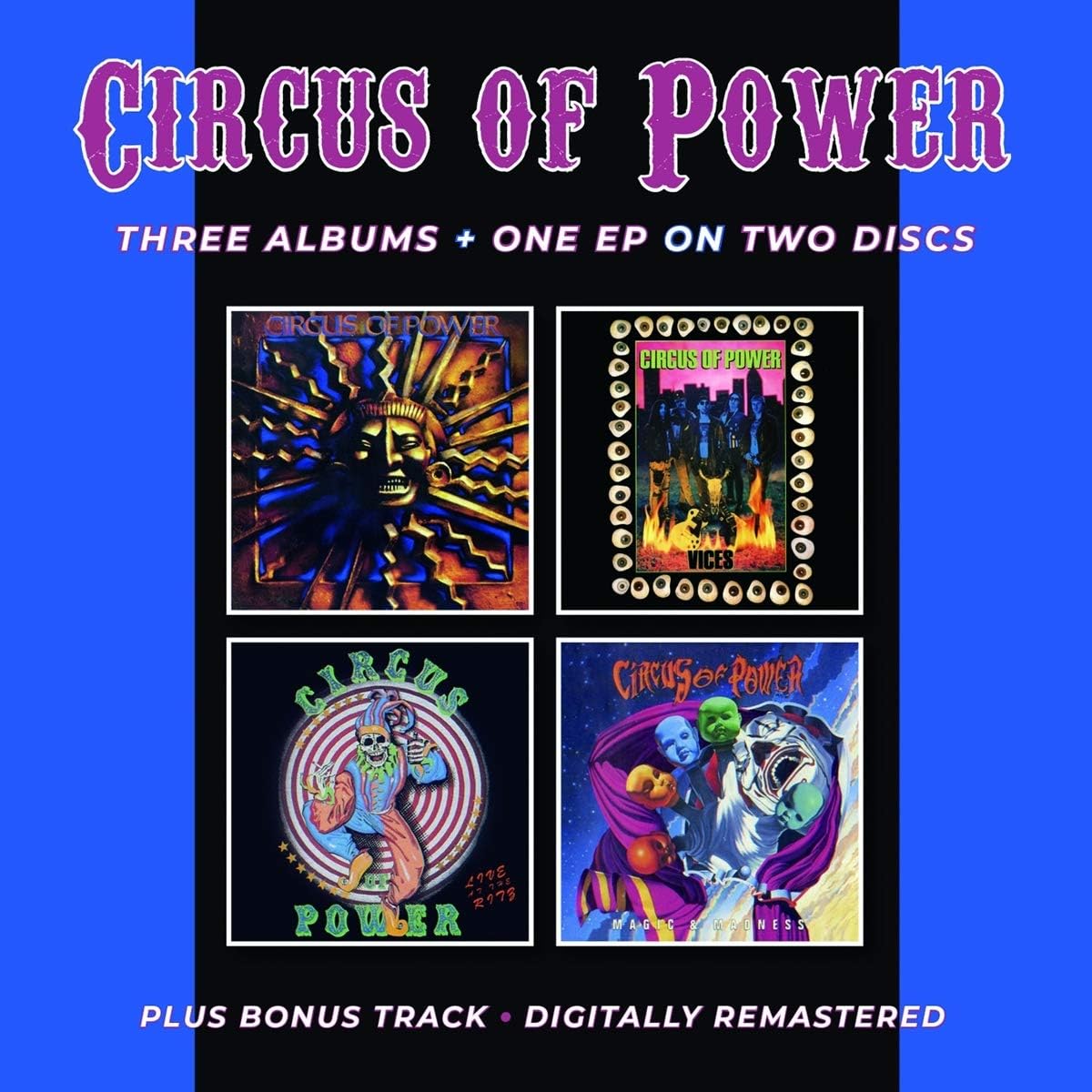 Circus Of Power/Vices/Magic & Madness/Live At The Ritz by Circus Of ...