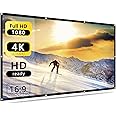 Amazon.com: Jscreen 60 inch Projector Screen 16:9 HD Foldable Anti ...