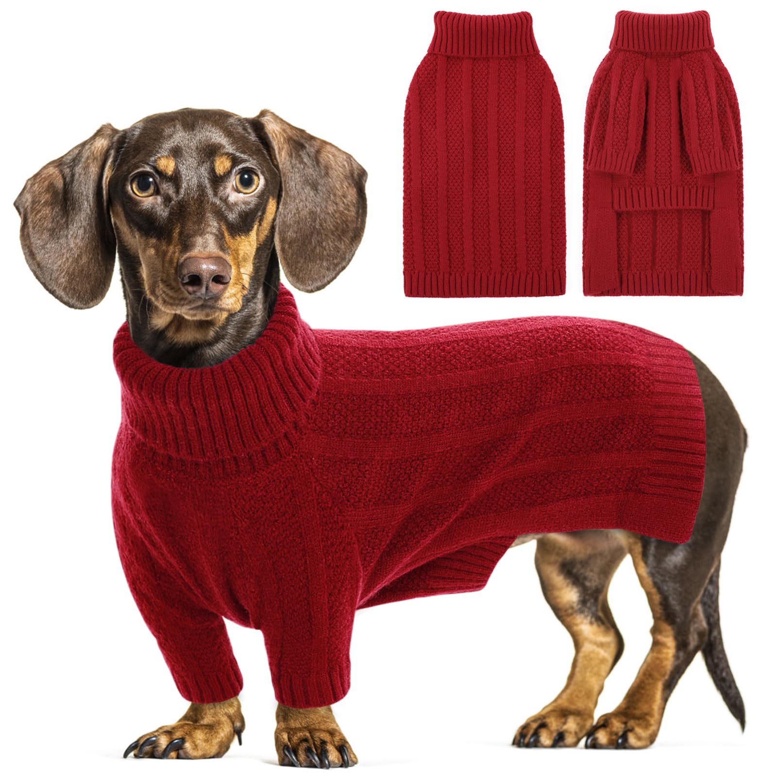 Queenmore Small Dog Sweaters for Small Dogs Girls Boys,Xmas Sweater ...