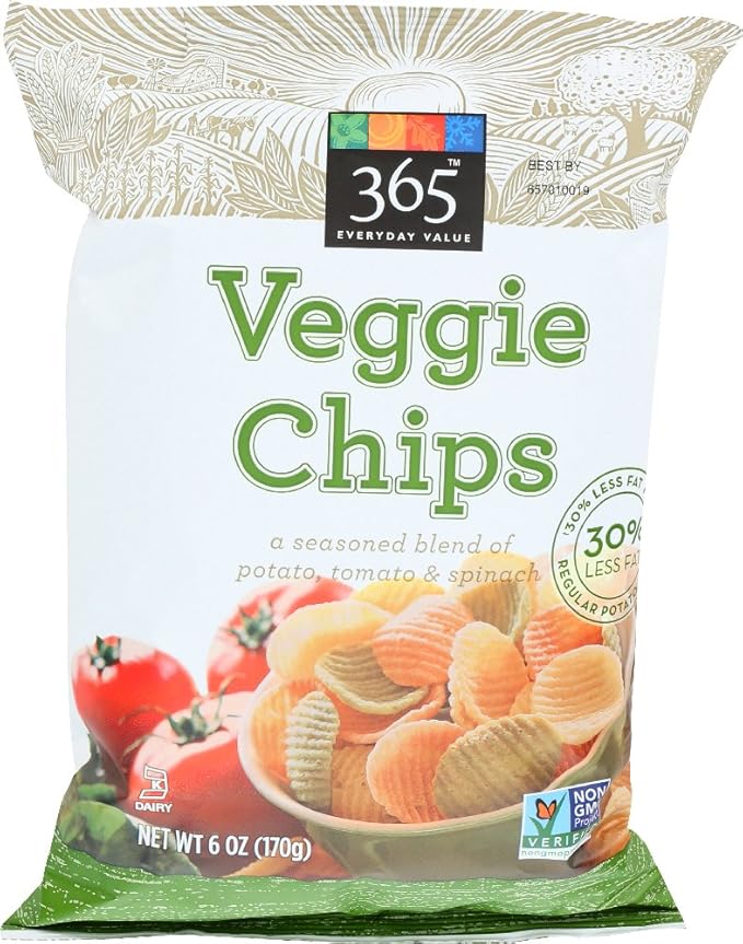 Amazon.com: 365 Everyday Value, Veggie Chips, 6 oz