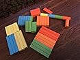 Amazon.com: Wooden Bricks 45 Magnetic Building blocks, magnetic ...