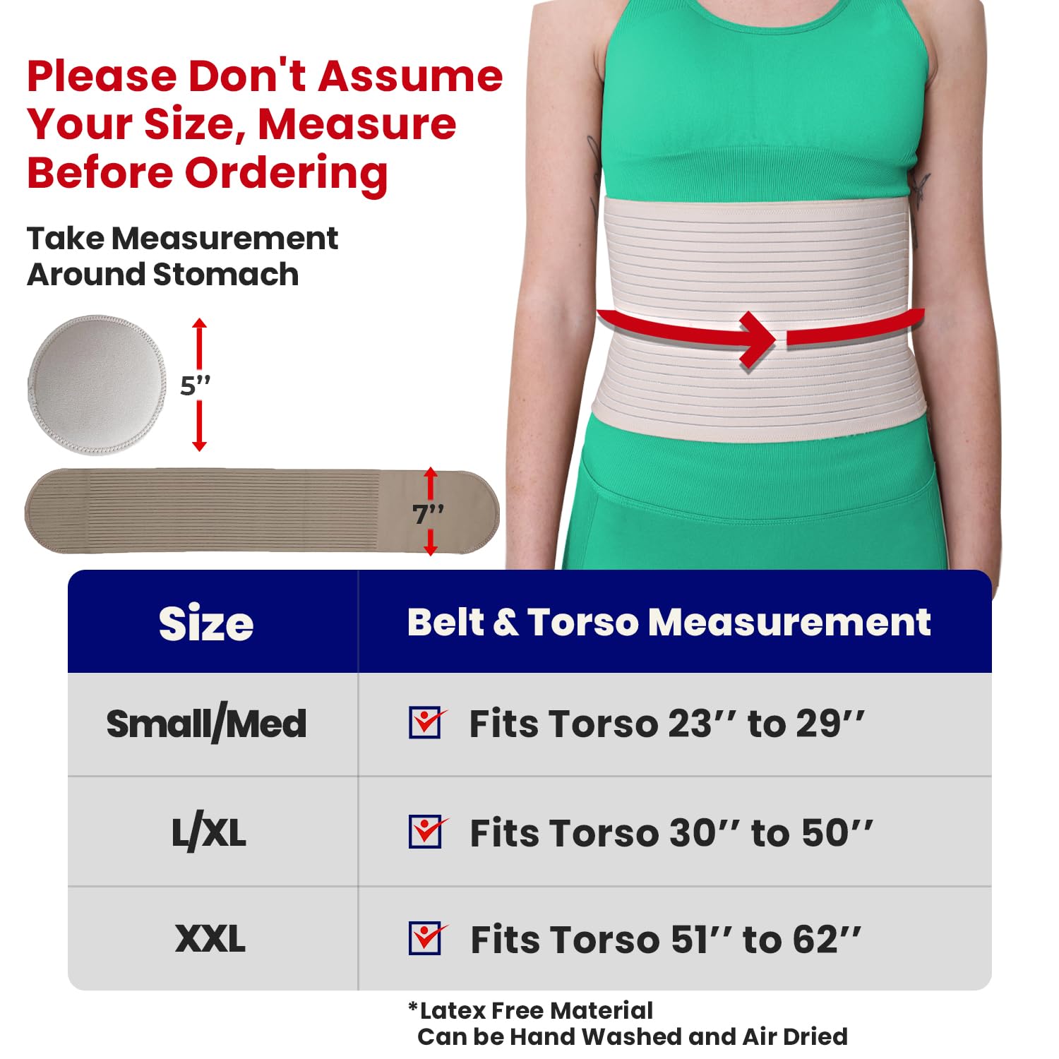 Mua Hernia Belt for Men or Women | C Section Belly Binder & Abdominal ...