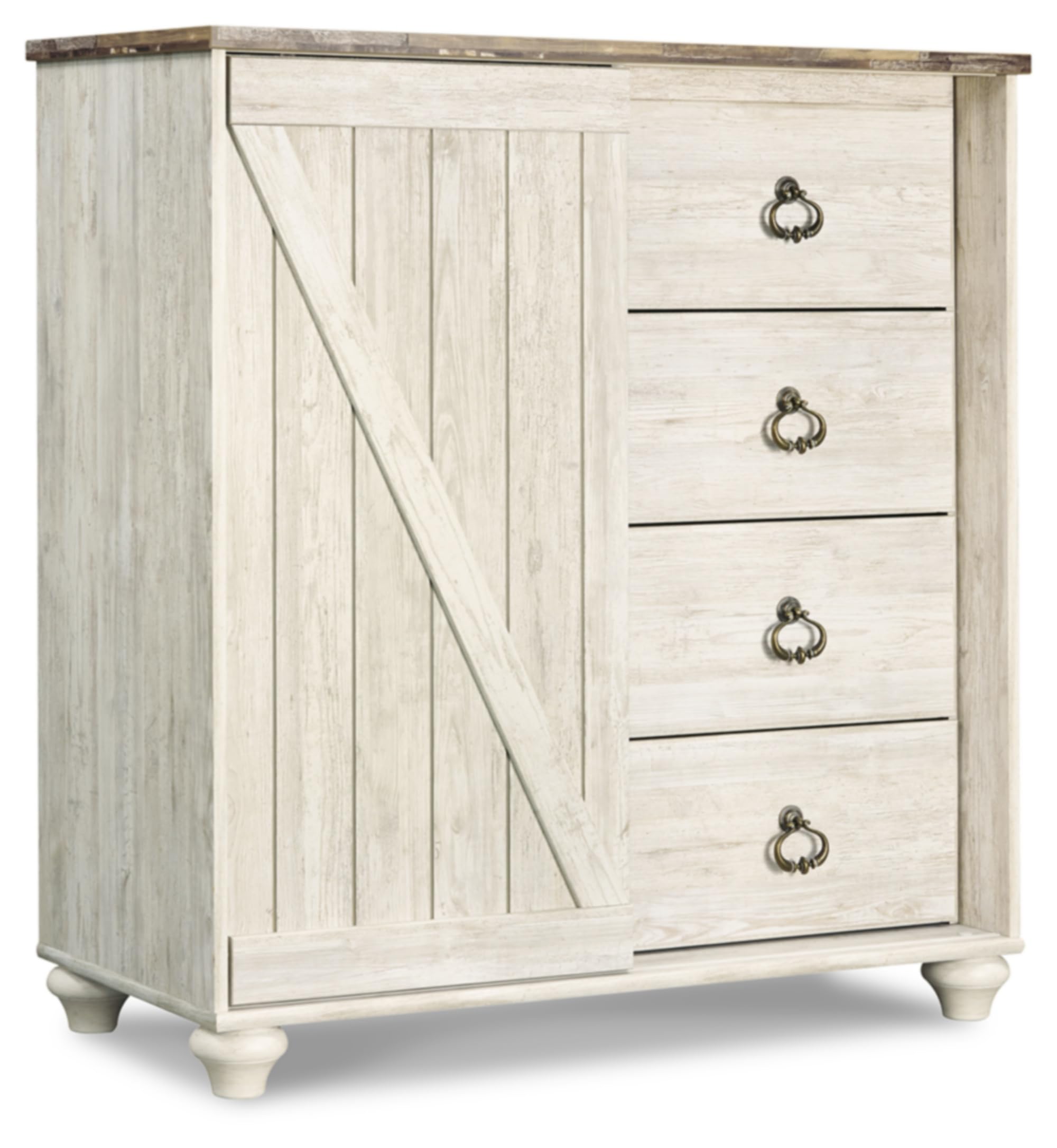 Signature Design by Ashley Willowton Shabby Chic Dressing Chest with ...