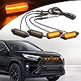 Amazon.com: DOOD Led Grill Lights Fit For Toyota RAV4 Hybrid LE XLE Premium Limited 2019 2020 ...