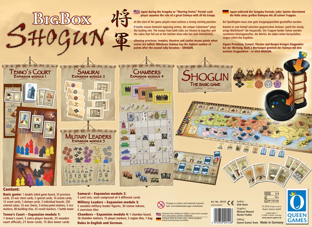 Mua Shogun Big Box Strategy Board Game trên Amazon Mỹ chính hãng 2024 ...