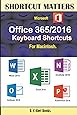 Microsoft Office 365/2016 Keyboard Shortcuts For Macintosh (Shortcut ...