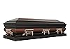 Overnight Caskets Legacy Metal Funeral Casket Bronze with Almond Velvet ...