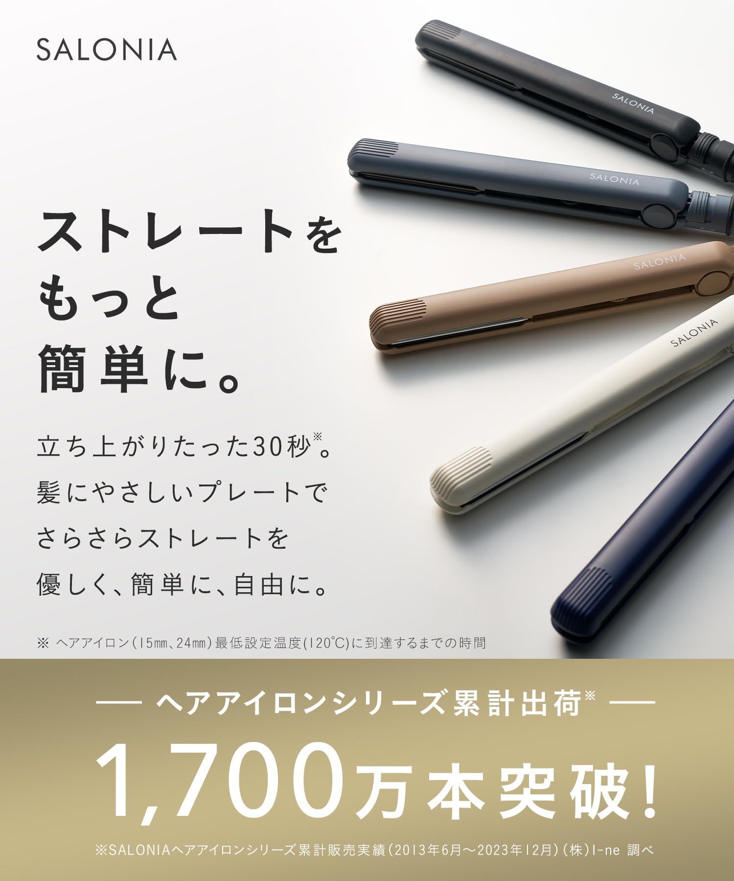 Mua SALONIA SL-004S Straight Hair Iron, Black, 0.9 inches (24 mm ...