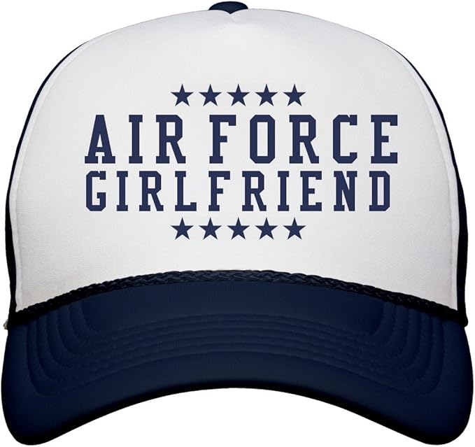 Amazon.com: Customized Girl Air Force Girlfriend: Snapback Trucker Hat ...