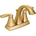 Moen Voss Brushed Gold Transitional Two-Handle High Arc Centerset ...