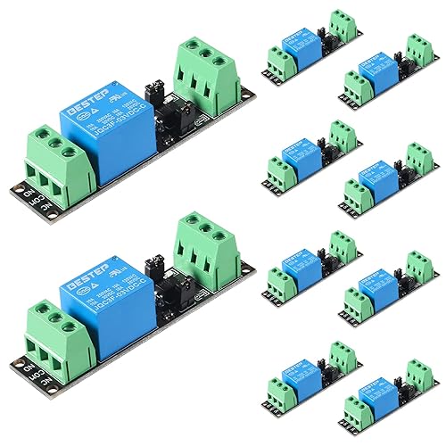 Shuian 10 Pcs 3V Relay Power Switch Board, Songhe DC 1 Channel ...