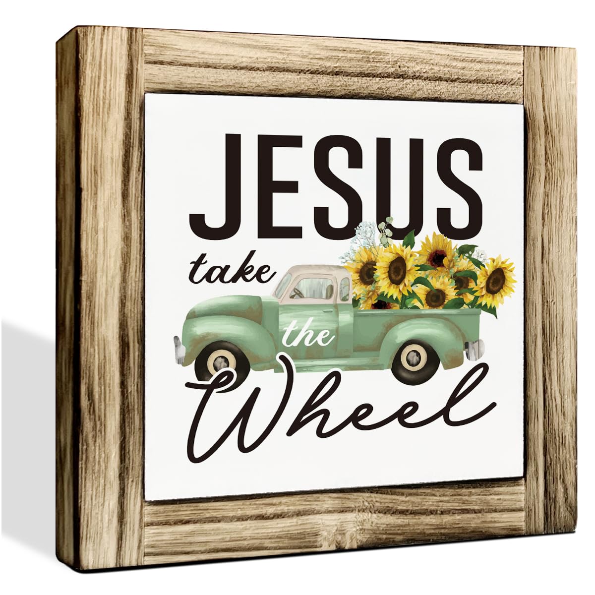 Jesus Take Wheel Sign, Christian Decor, Christian Wood Sign, Decorative ...