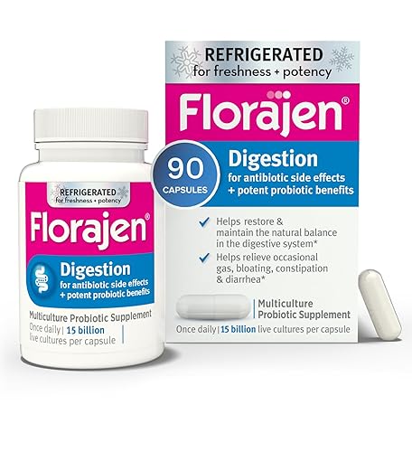 Florajen Digestion Probiotics, Gut Health Supplement with Constipation ...