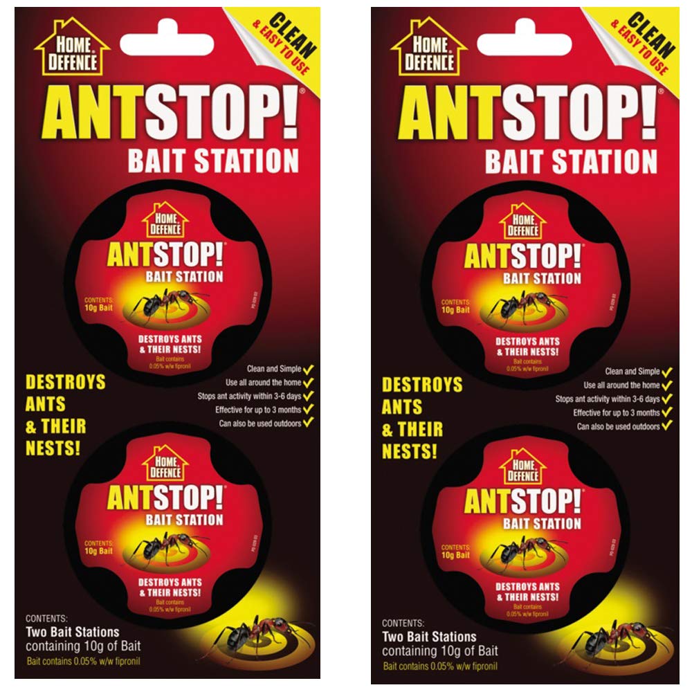 Home Defence Ant Stop Bait Station (Individual pack contains 2 bait) (2 ...