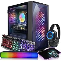 Amazon.com: STGAubron Gaming,Intel Core I3-10100F up to 4.3G,Radeon RX ...