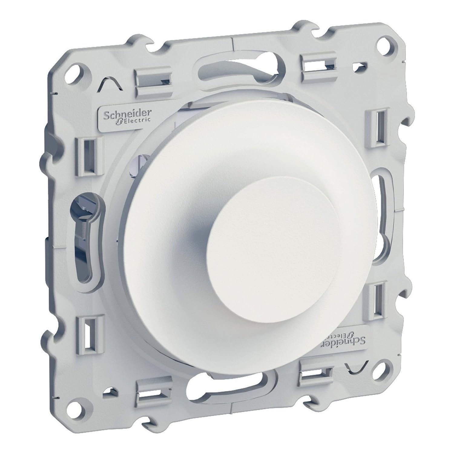 Schneider Electric s520511 Odace Dimmer Drehschalter 40 – 600 VA, weiß ...