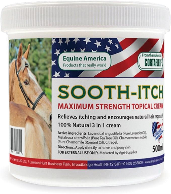 Equine America Sooth-Itch Cream | Premium 100% Natural Caballo & Pony ...