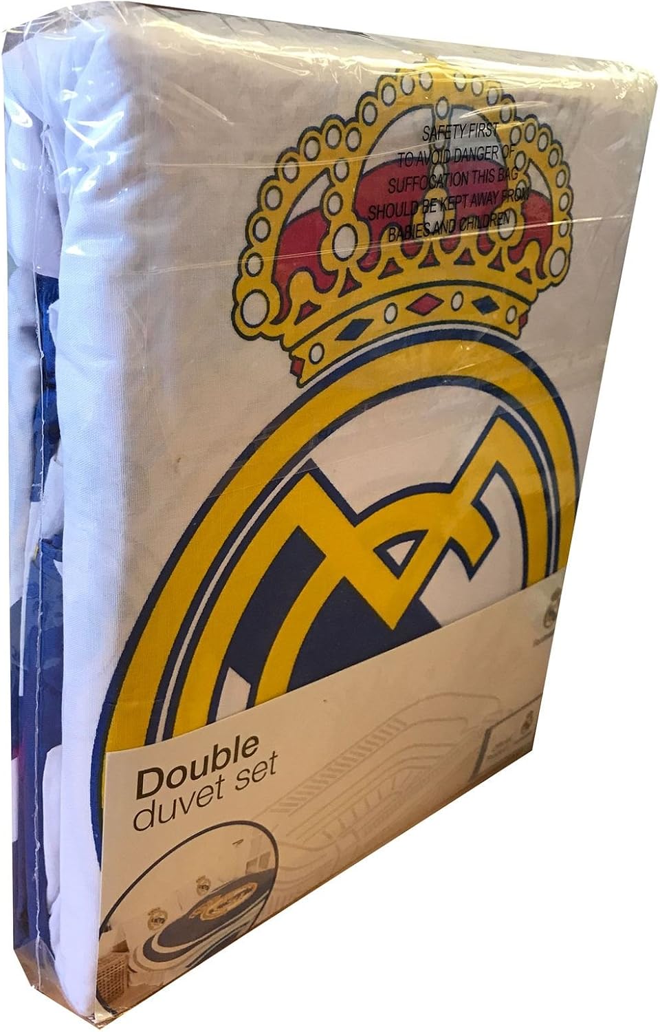 Real Madrid F.C. Official Football Clubs Reversible Pulse Double Duvet ...