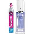 Amazon.com: SodaStream E-TERRA Sparkling Water Maker (White) with CO2 and Carbonating Bottle ...