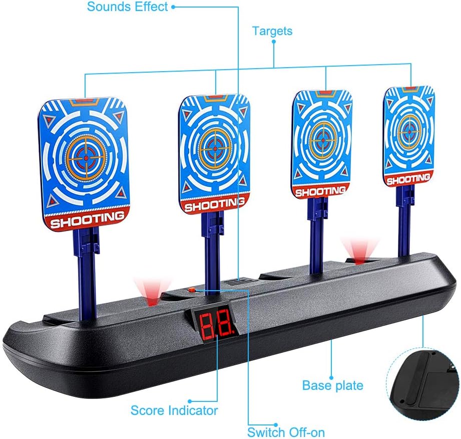 CestMall Electronic Digital Target, Electric Scoring Auto Reset ...
