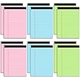 Amazon.com : Pink Legal Pads 8.5 x 11 Notebook Paper, 12 Pack Colored ...