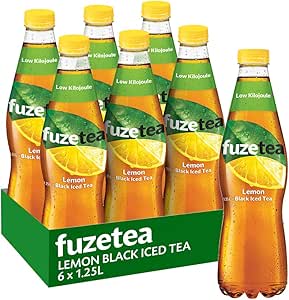 Fuze Lemon Black Iced Tea Bottle, 6 x 1.25 l: Amazon.com.au: Grocery ...