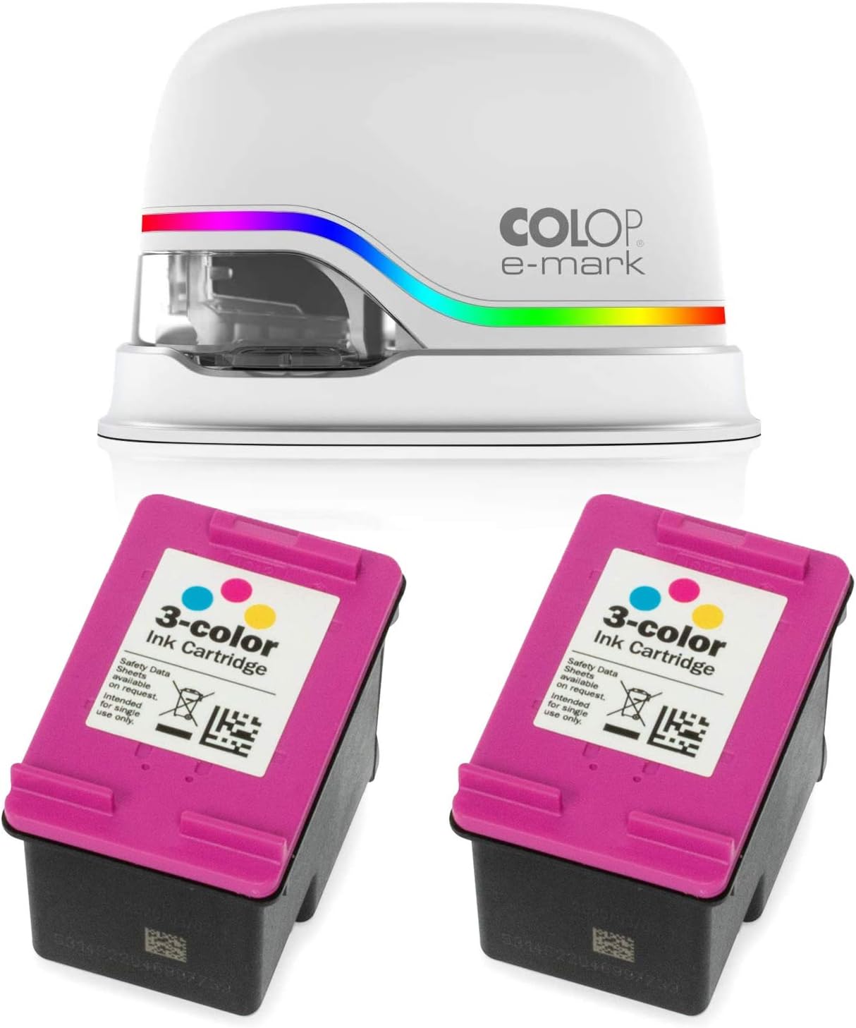 Amazon.com: COLOP e-Mark Electronic Marking Device and Two 153562 Ink ...
