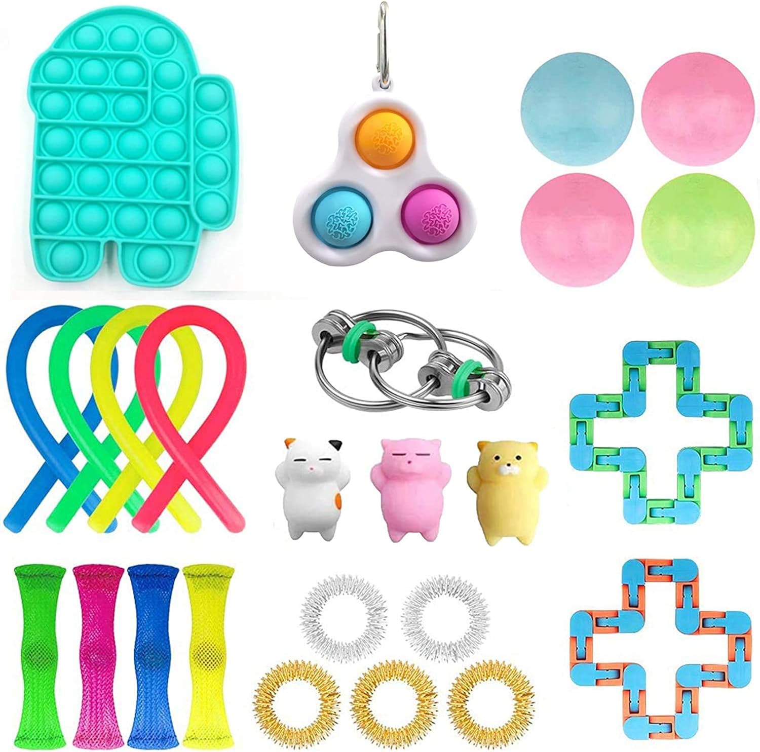 TozuoyouZ USA Sensory Fidget Toys, Handheld Mini Fidget Toy for Kids ...
